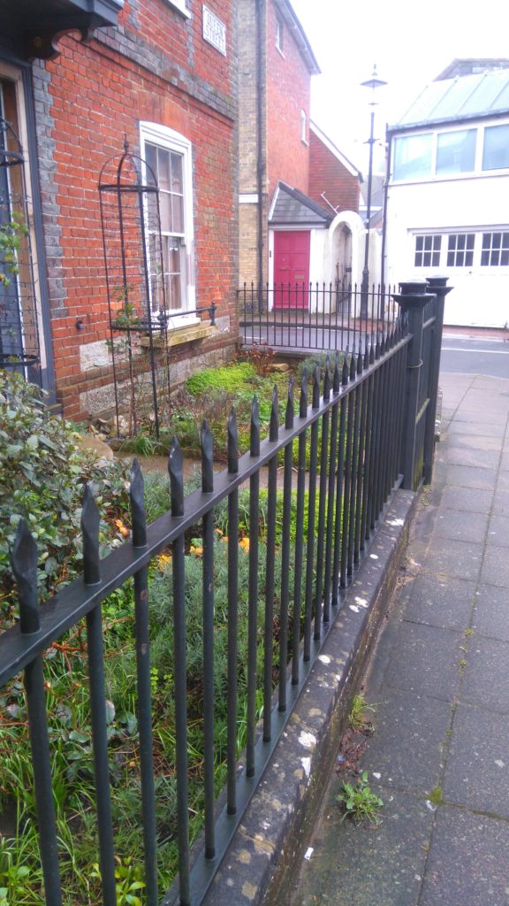 Spike topped fence - Petersfield Forge