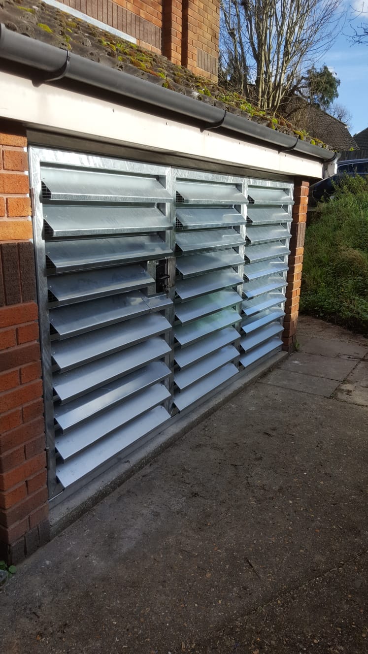 Security louvre doors - Petersfield Forge